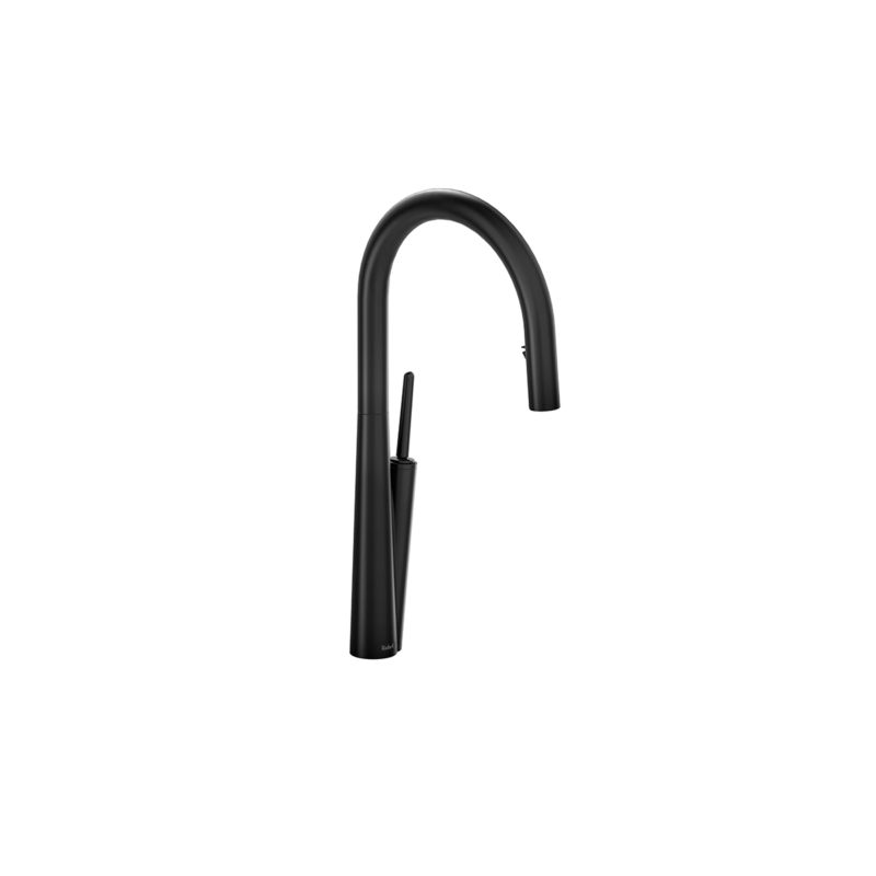 Riobel TTSQ101 - Trattoria, Faucet With Spray, in Black, Brushed Gold ...