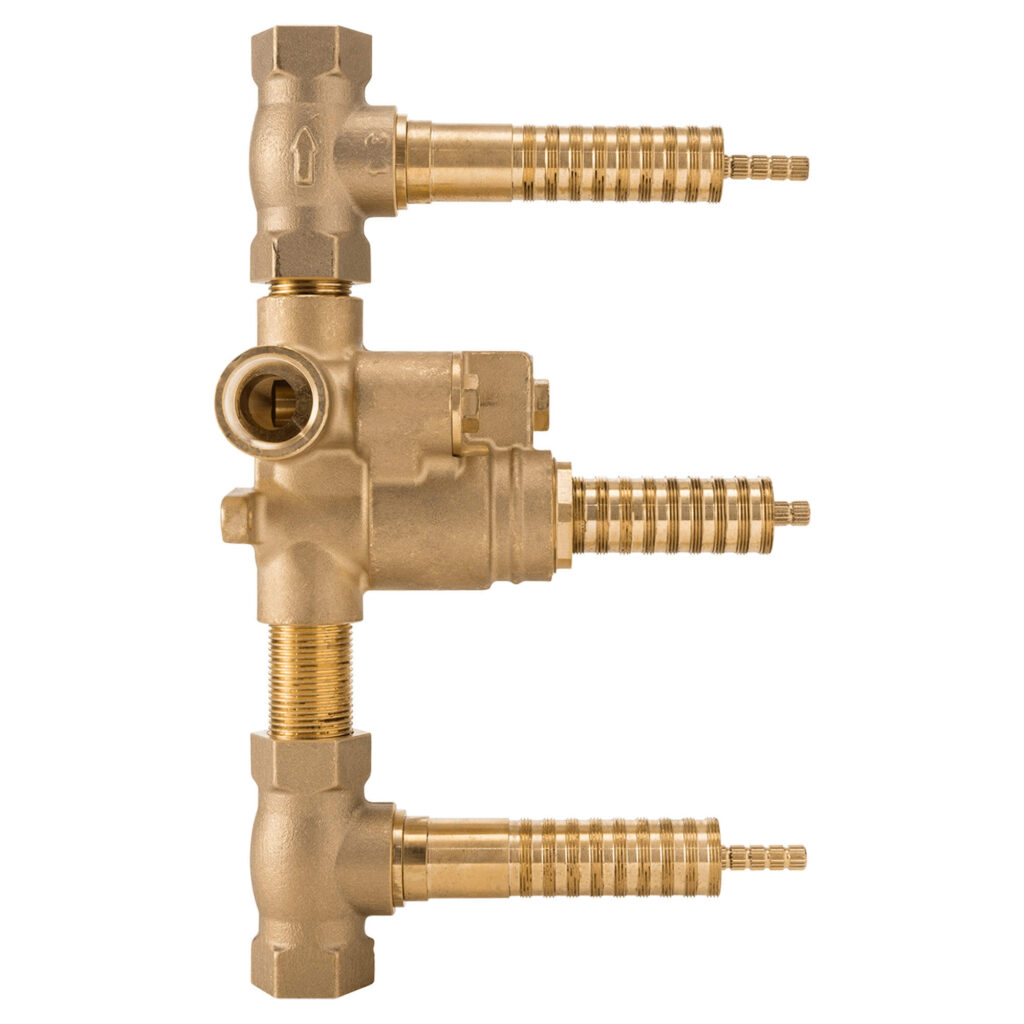 DXV D35005532.191 - 3-Handle Thermostatic Rough Valve with 2 Volume ...