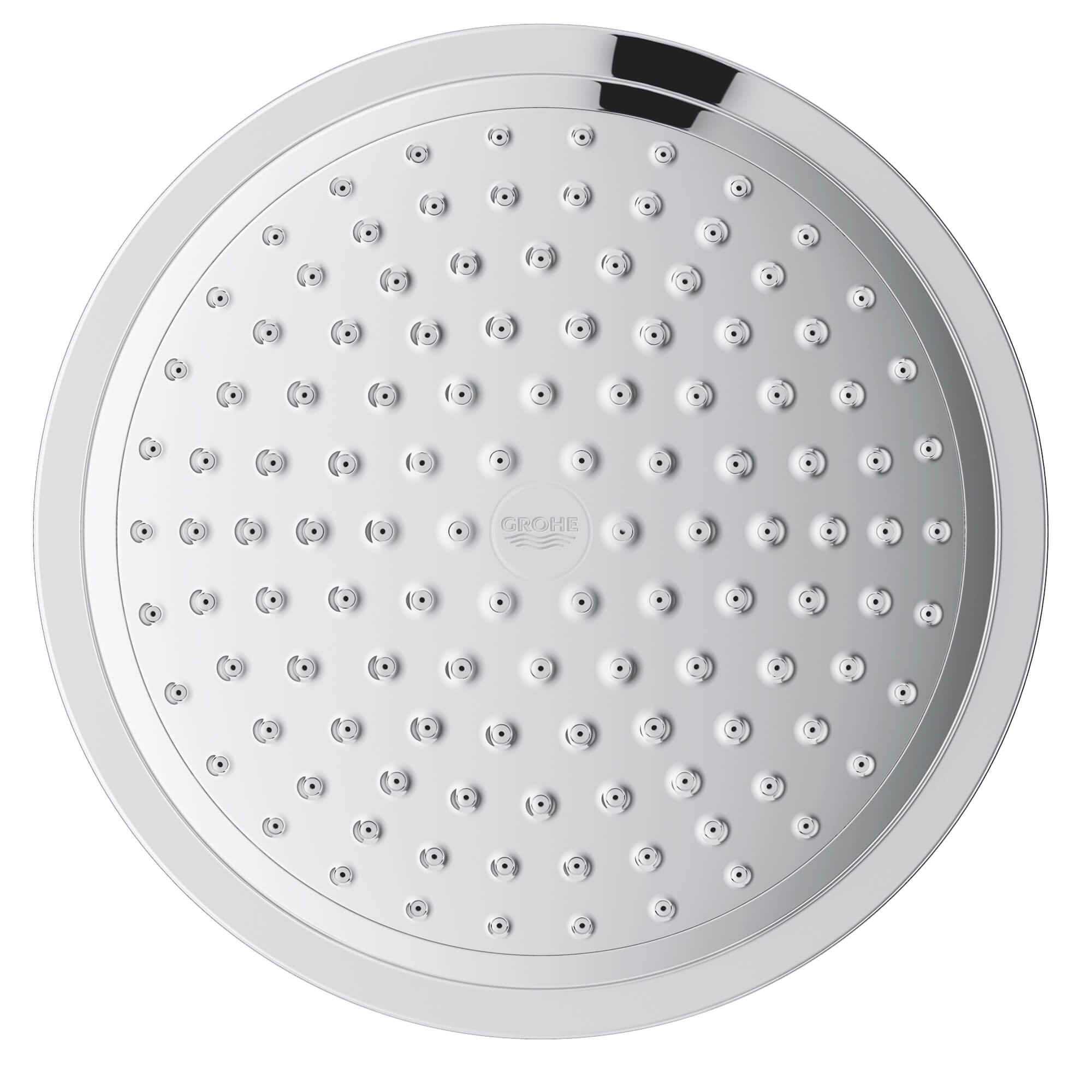 Grohe 27492000 - 180 Shower Head, 7" - 1 Spray, 9.5 L/min (2.5 gpm ...