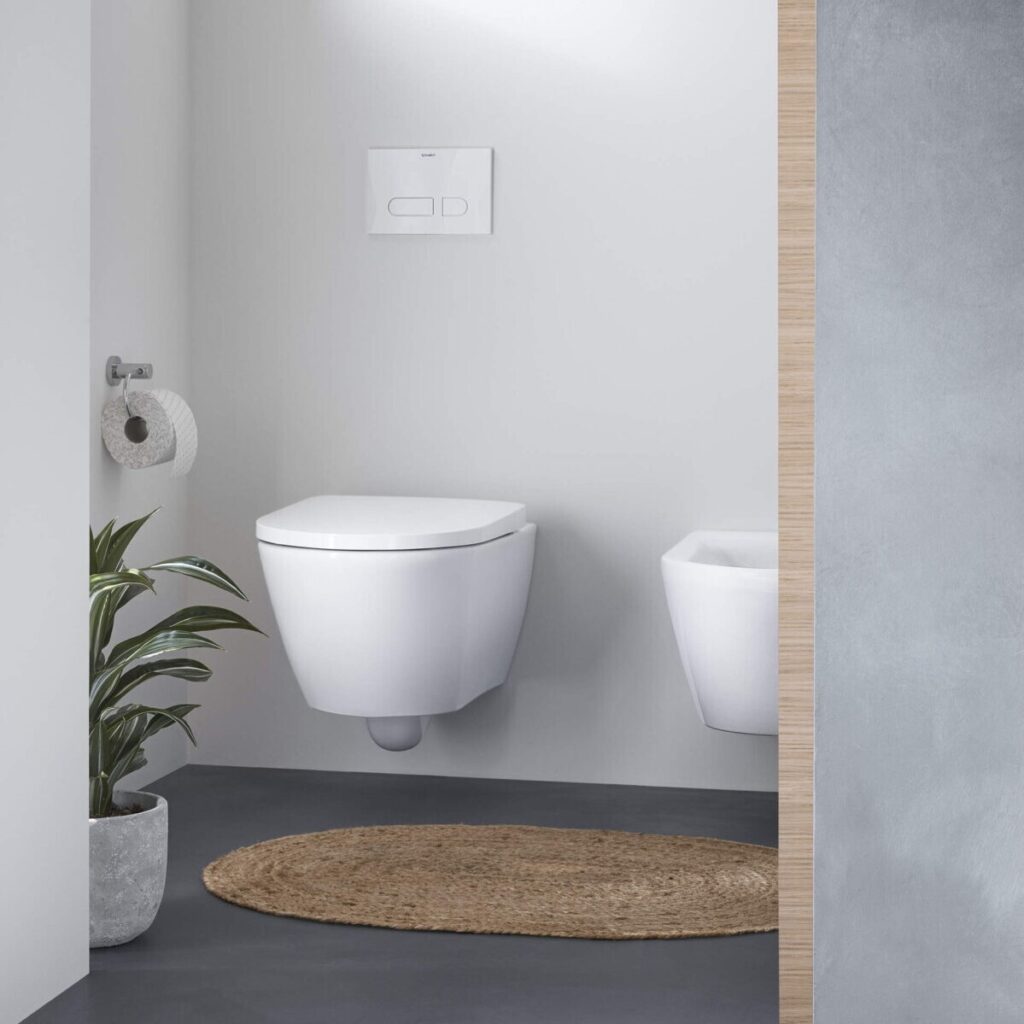 D-Neo Wall-Mounted Toilet With In-Wall Carrier And SOFT CLOSE Toilet ...