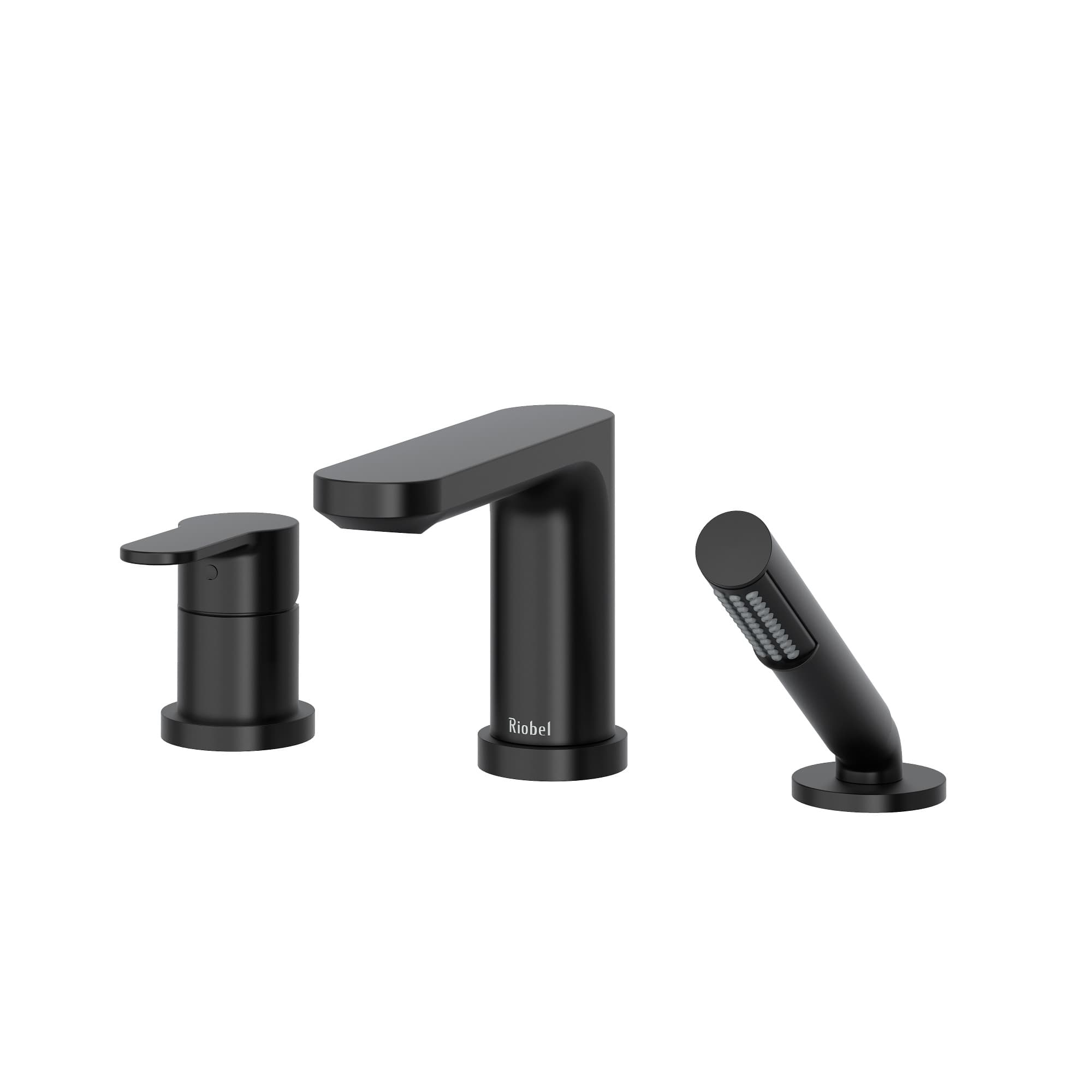 Riobel Pro TIN10BK - Interval™ 3-Hole Deck Mount Tub Filler Trim ...