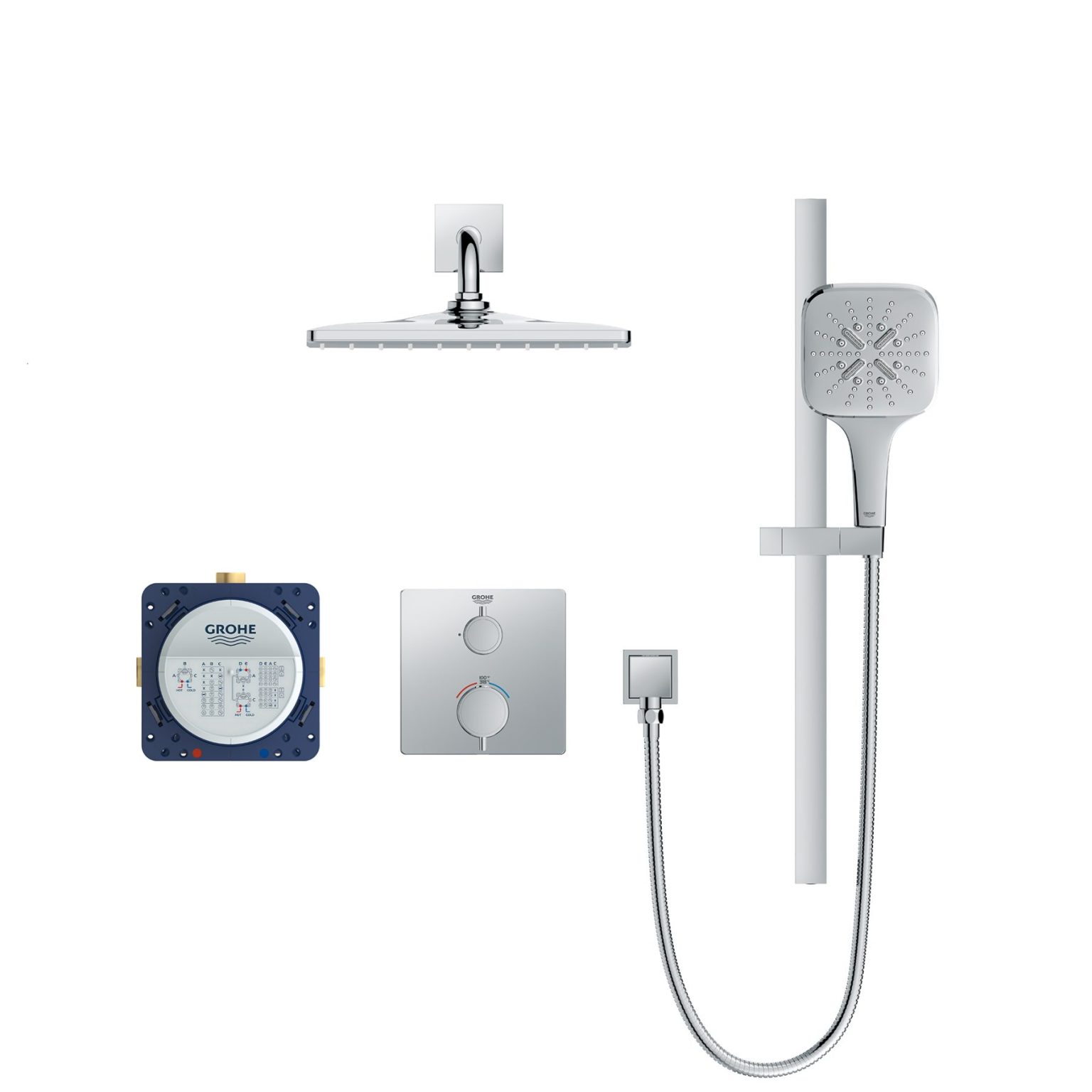 Riobel Pro 2 Way Shower System - Amati Canada