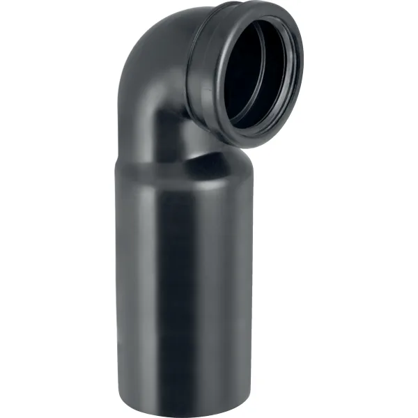 Geberit - HDPE Connection Bend 90° With Lip Seal, Extend For A Wall ...